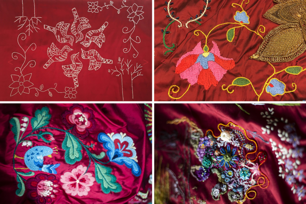 The Red Dress – The Amazing Project Created by 100’s of Hands, Stitch ...